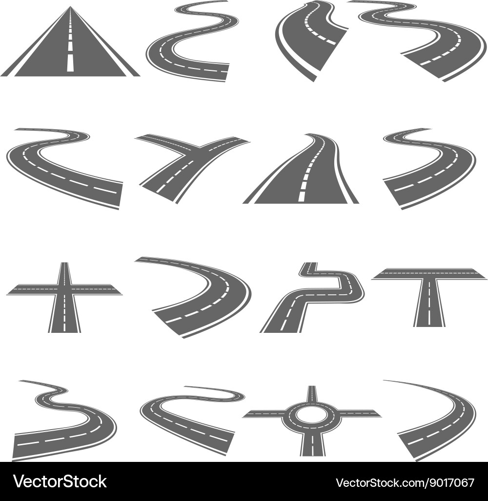 Road Pieces Vector Images (over 980)