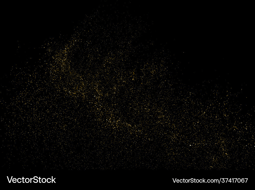 Golden stardust Royalty Free Vector Image - VectorStock
