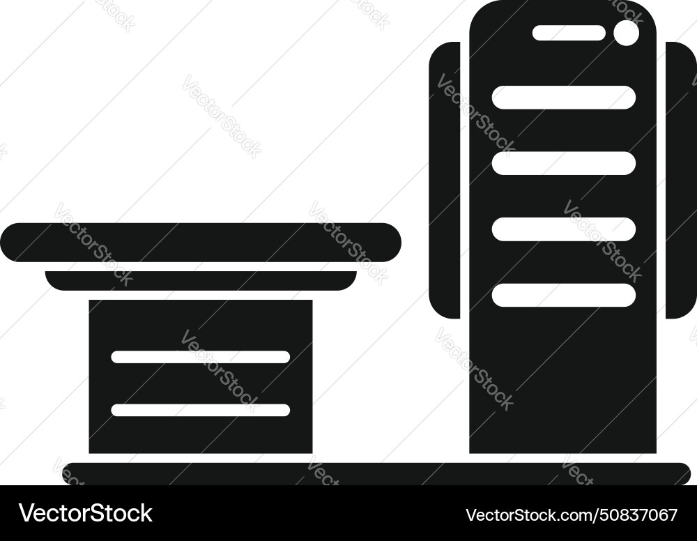 Medical radiology icon simple diagnostic Vector Image