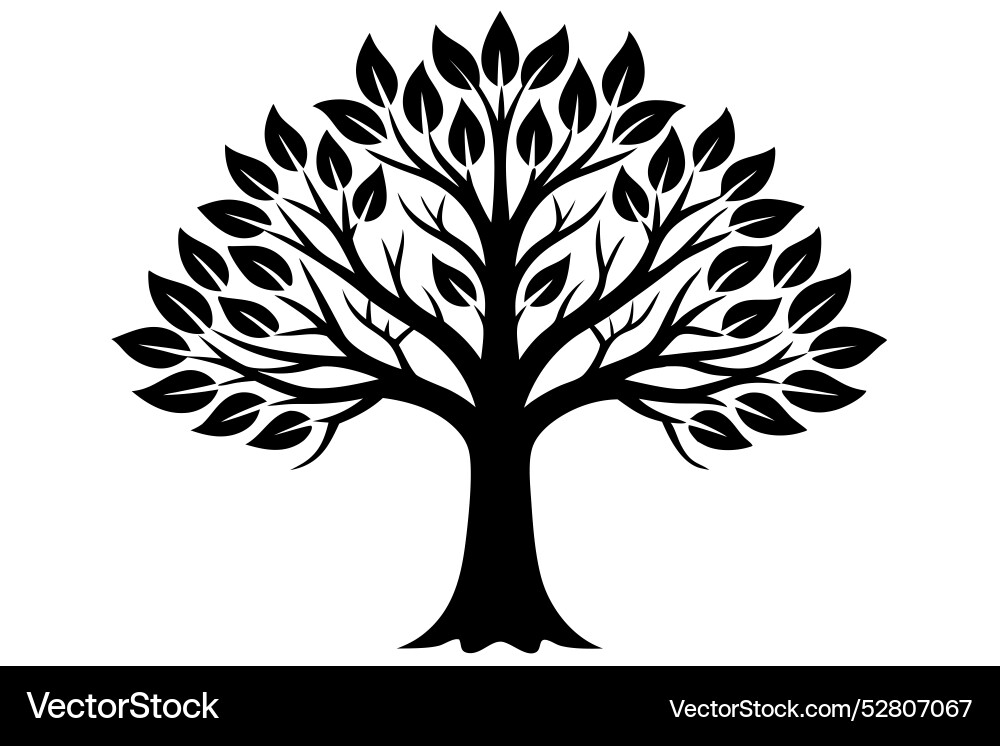 Vegetation tree design Royalty Free Vector Image