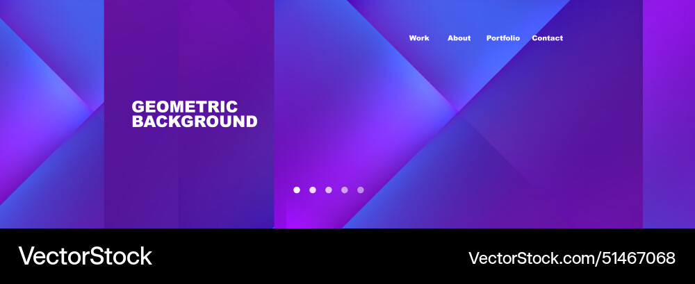 Triangle minimal web site page background design Vector Image