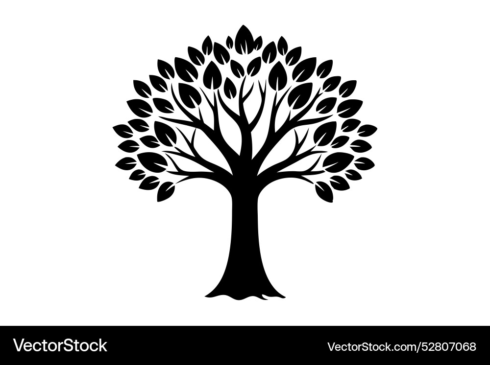 Vegetation tree design Royalty Free Vector Image