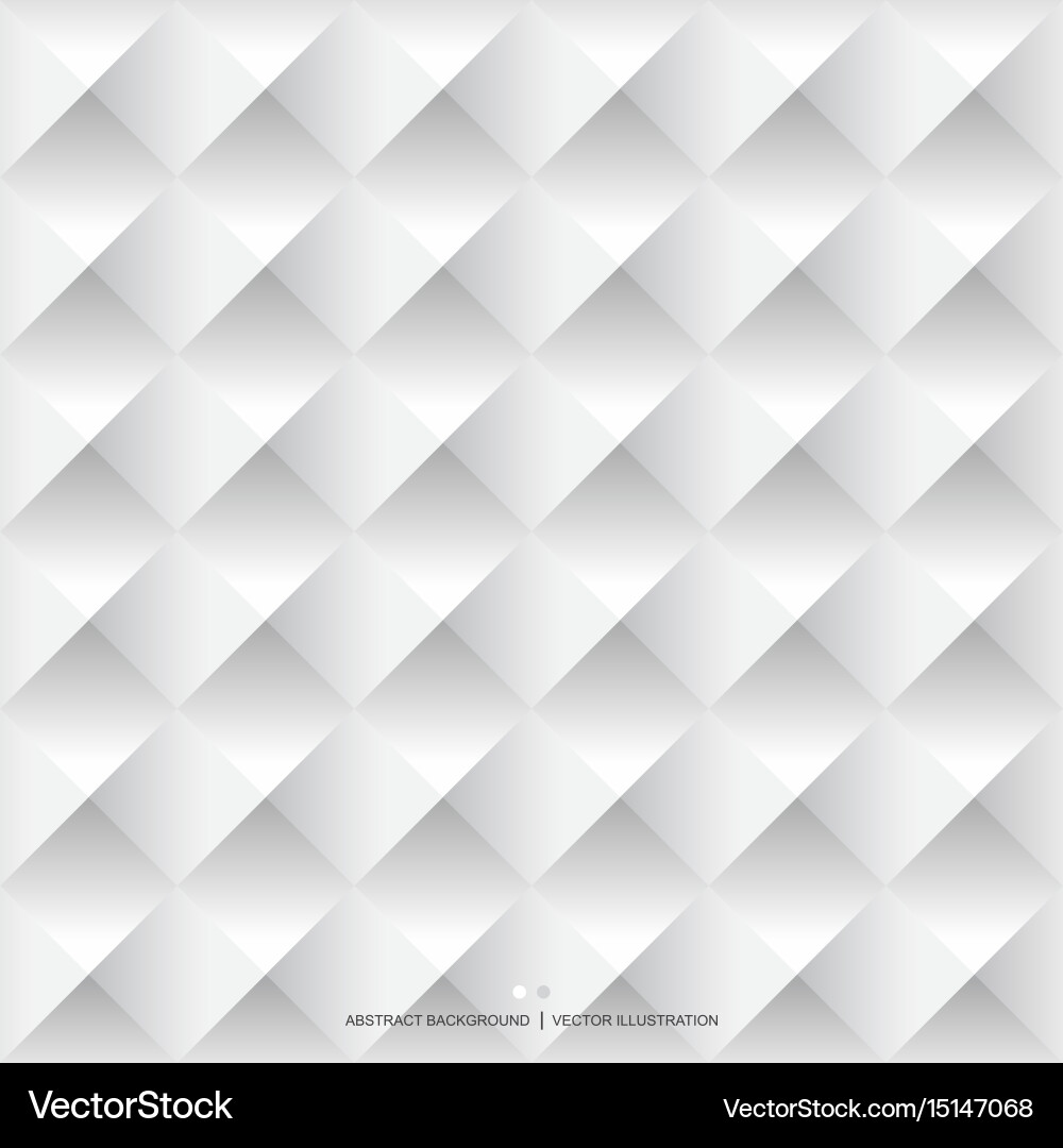 White geometric background seamless pattern Vector Image