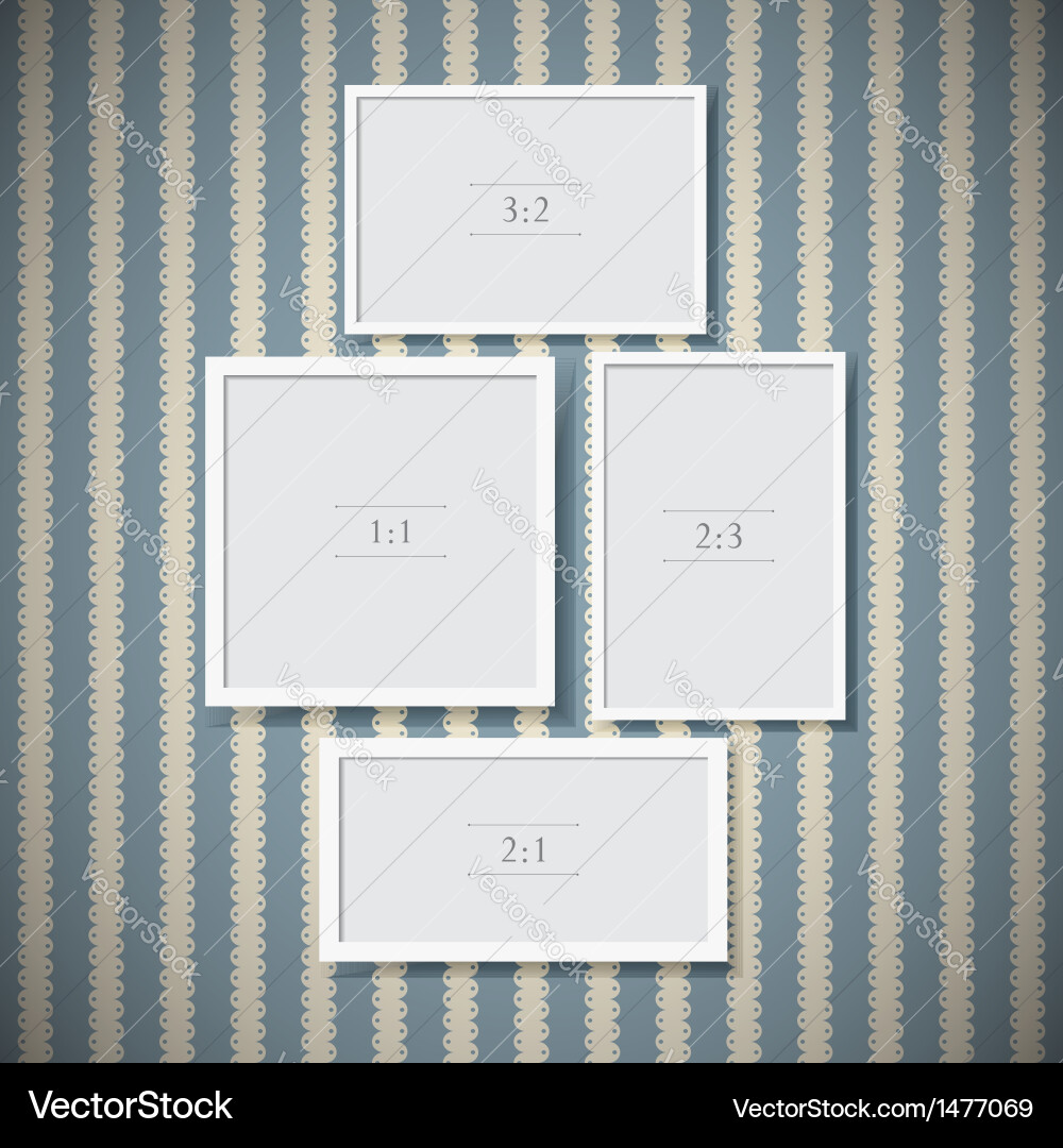 Photo frames Royalty Free Vector Image - VectorStock