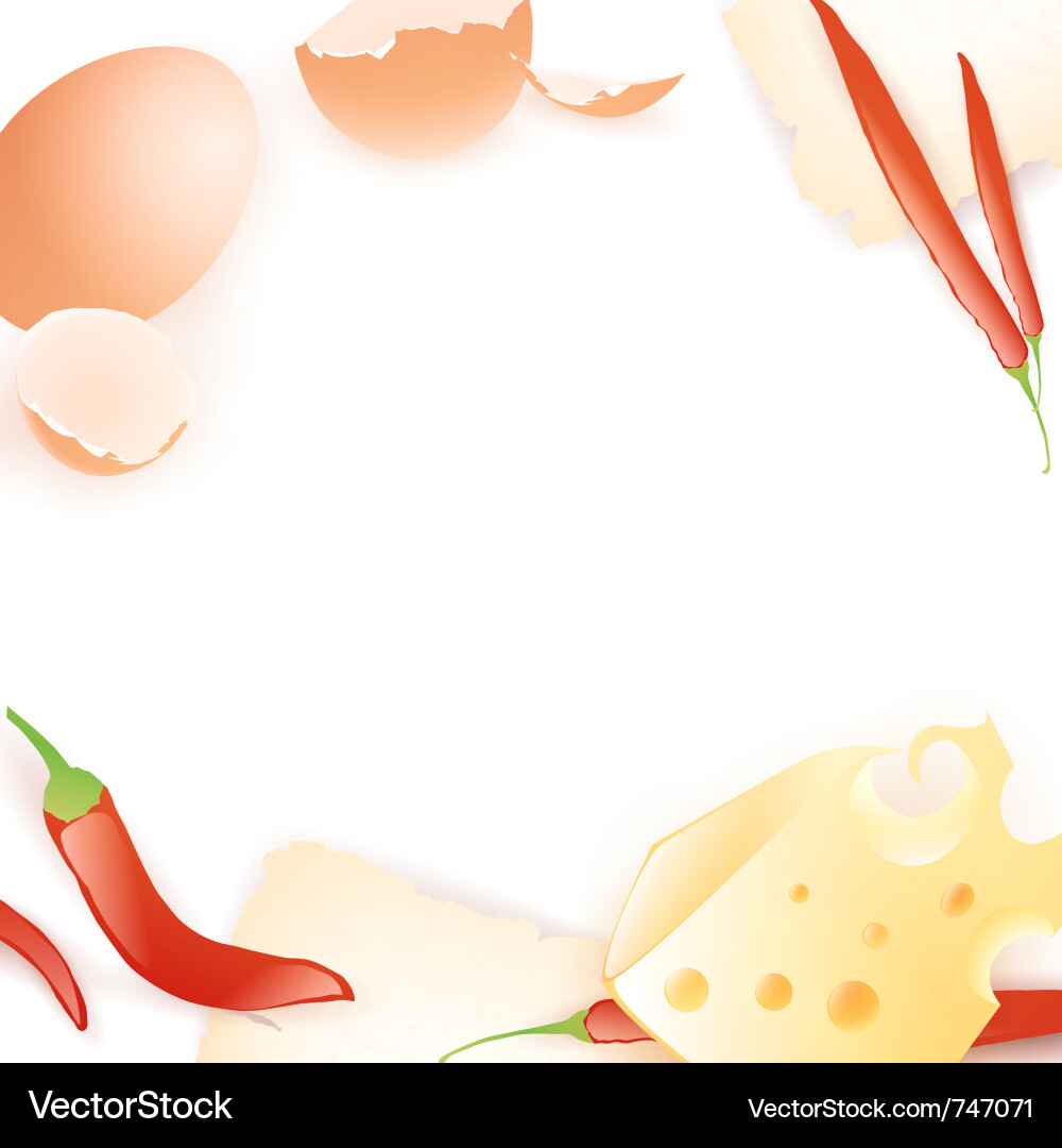 Food template Royalty Free Vector Image - VectorStock