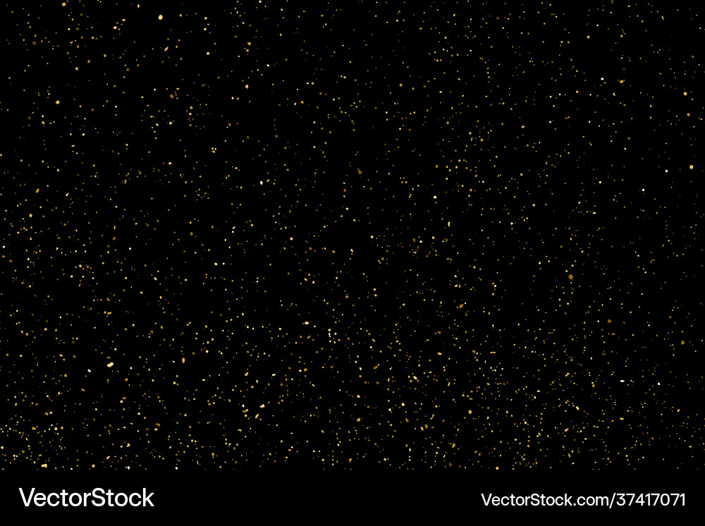 Golden stardust Royalty Free Vector Image - VectorStock