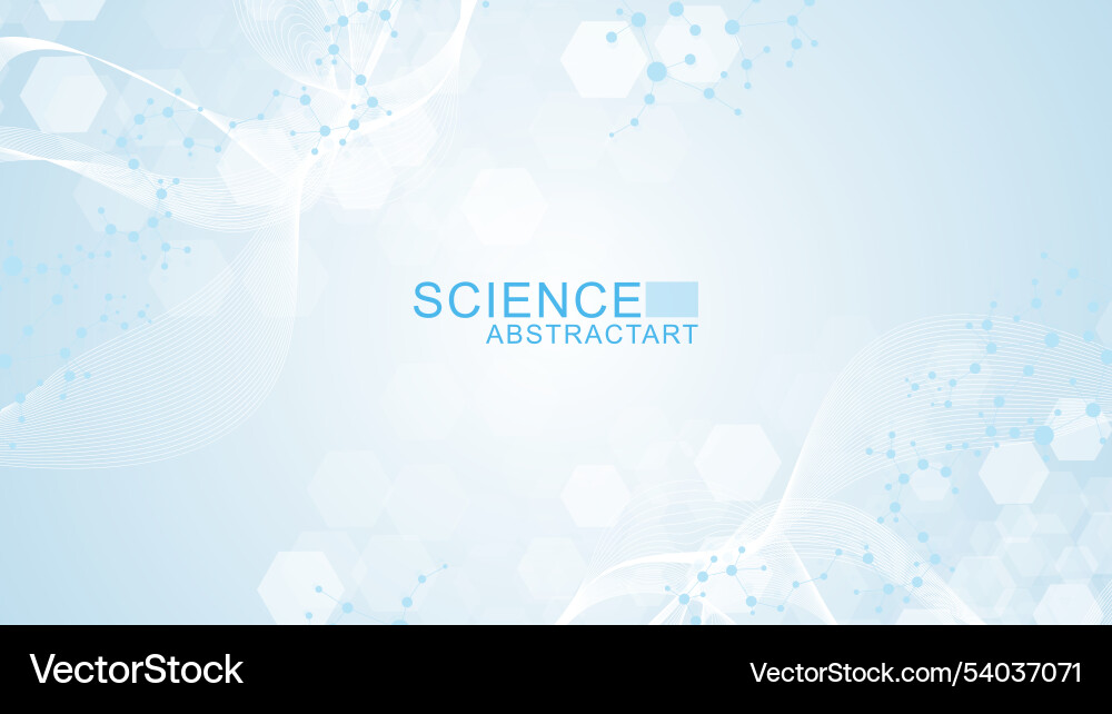 Health care abstract background with hexagons Vector Image