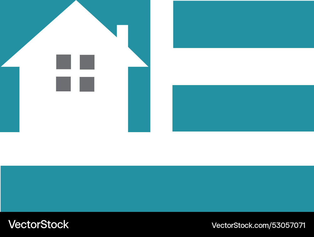 Home logo design template Royalty Free Vector Image