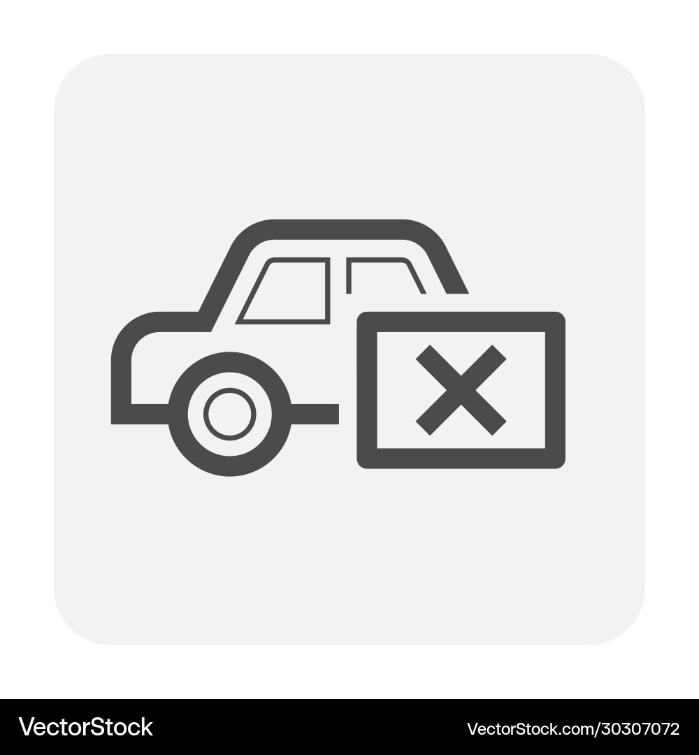 Car test icon Royalty Free Vector Image - VectorStock
