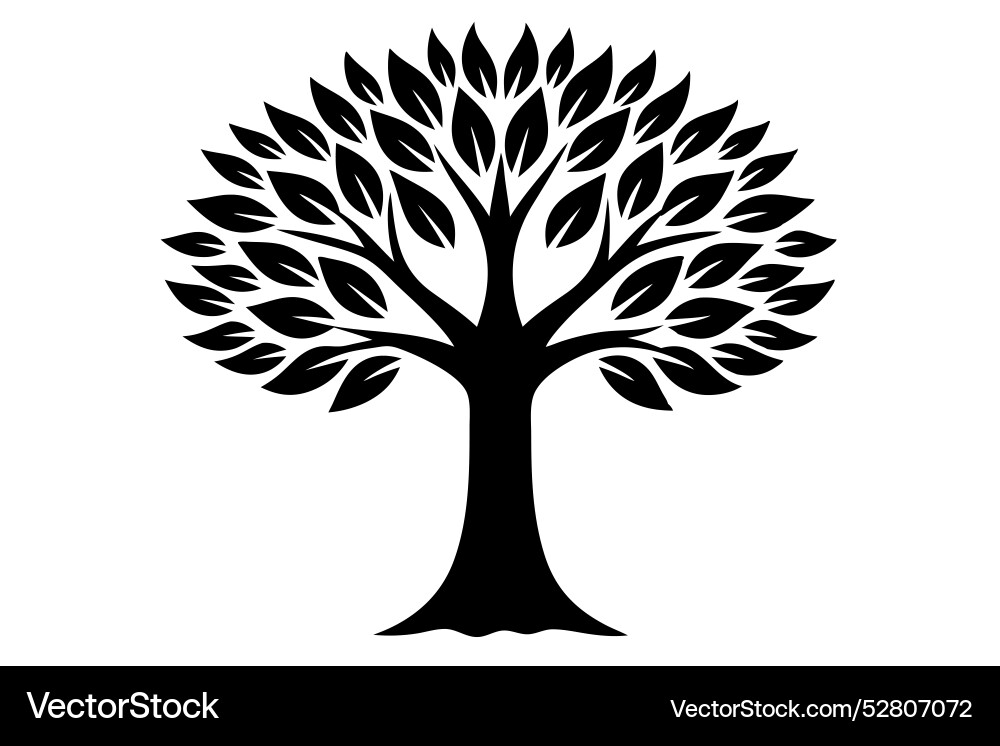 Vegetation tree design Royalty Free Vector Image