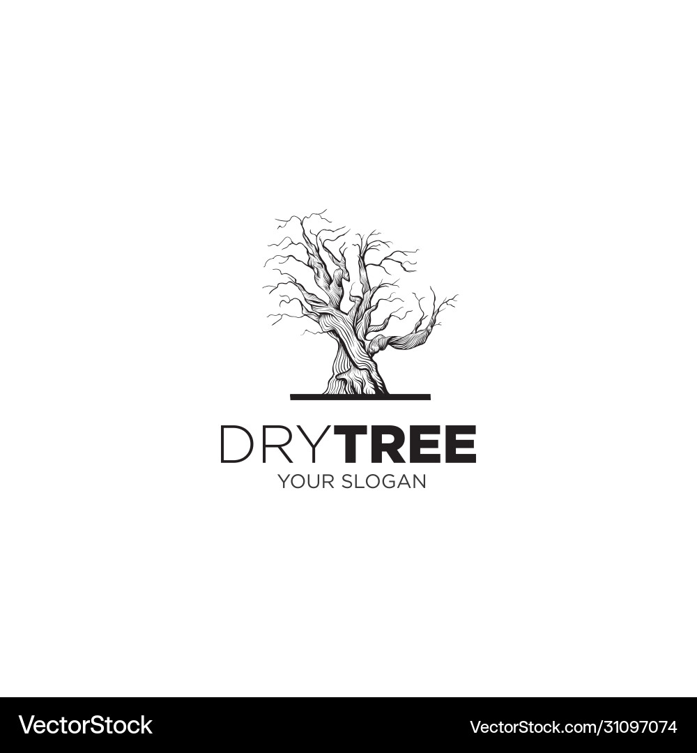 Dry tree Royalty Free Vector Image - VectorStock