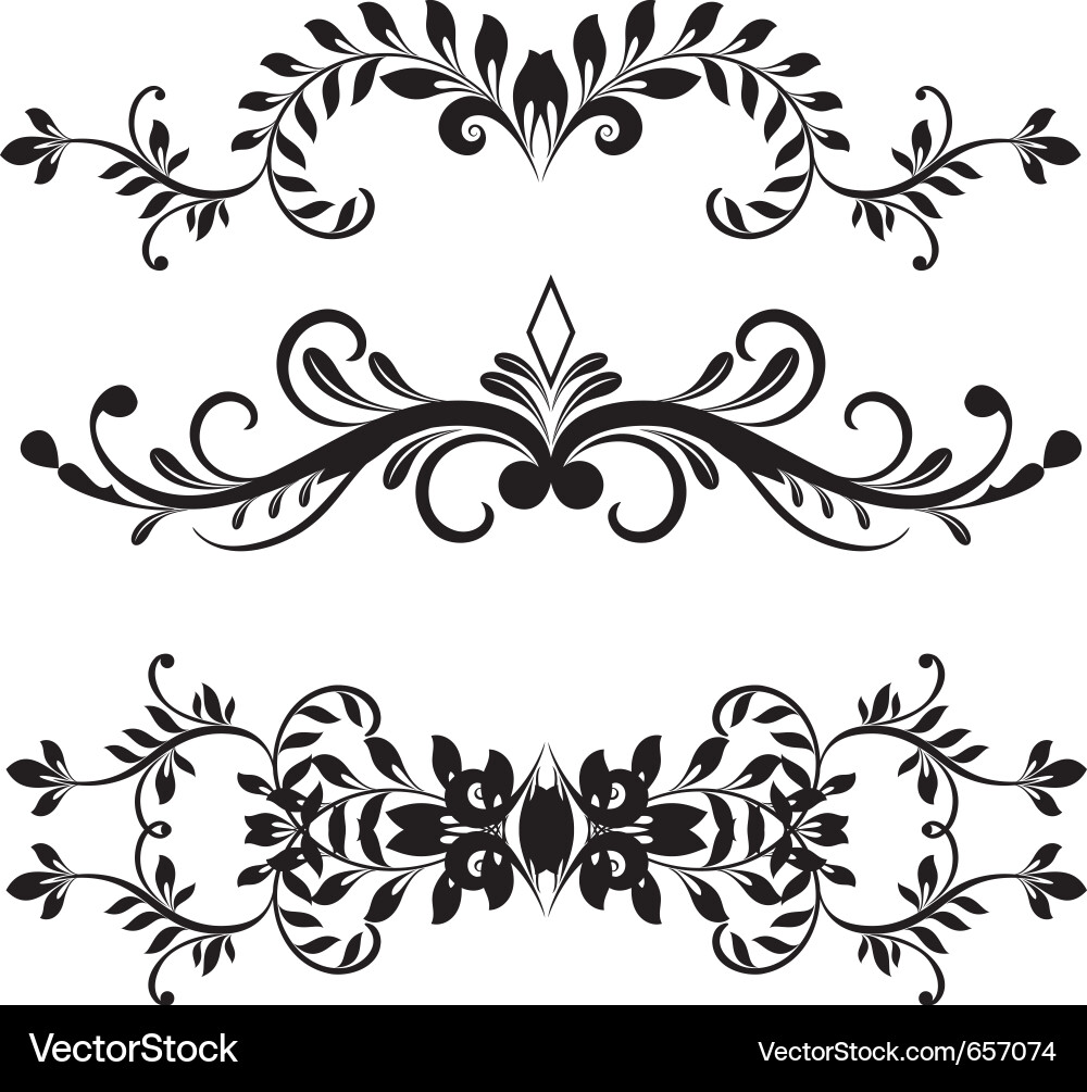 Elegant Floral Pattern Royalty Free Vector Image