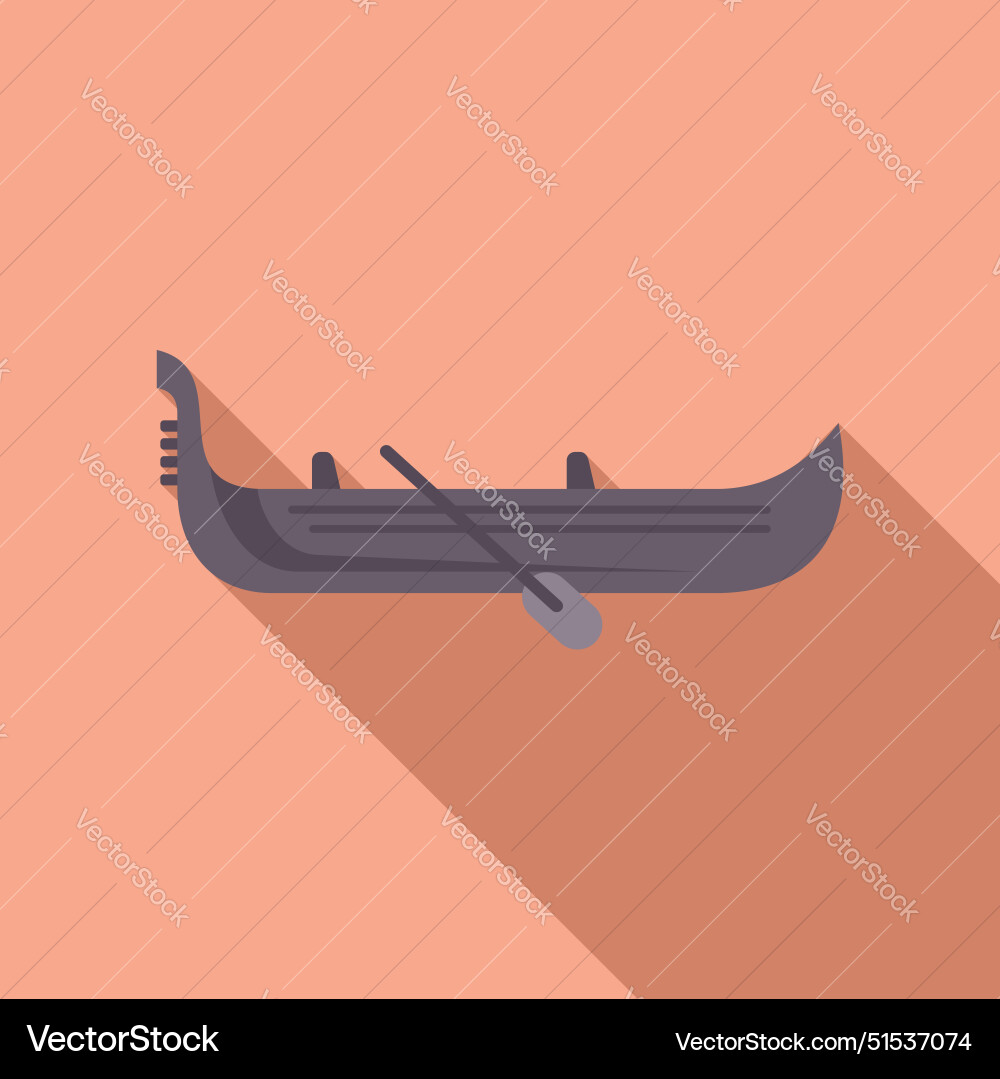 Enjoying a romantic boat ride on the canals Vector Image