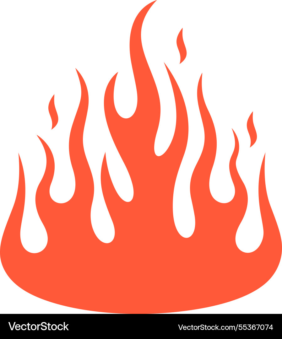 Fire Royalty Free Vector Image - VectorStock