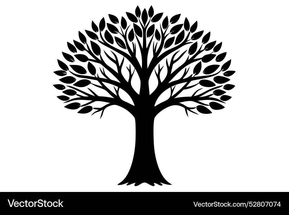 Vegetation tree design Royalty Free Vector Image