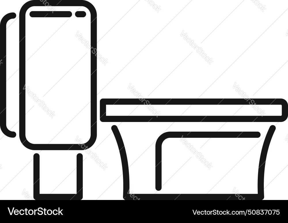 Ct medical scan icon outline Royalty Free Vector Image