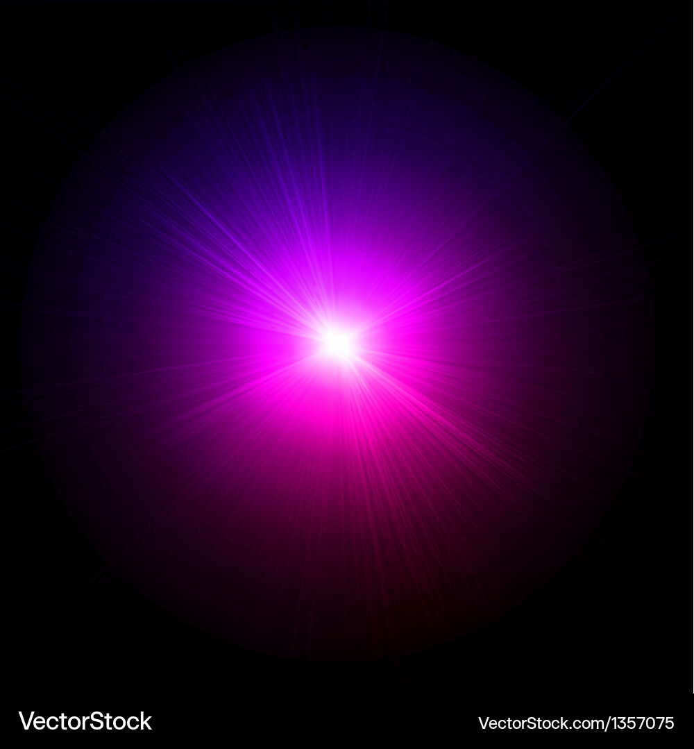 Light flare pink effect Royalty Free Vector Image