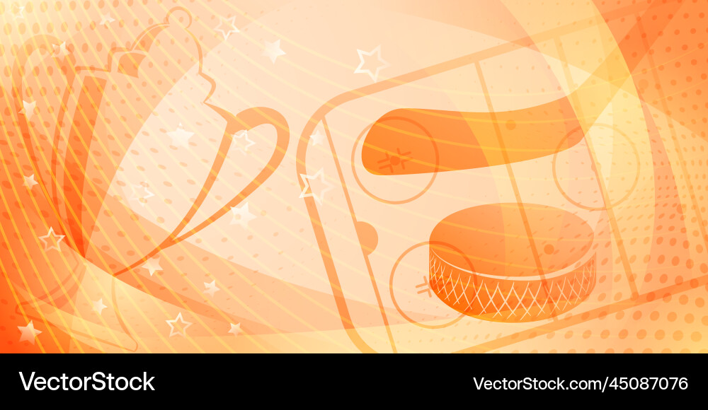 Abstract hockey background Royalty Free Vector Image