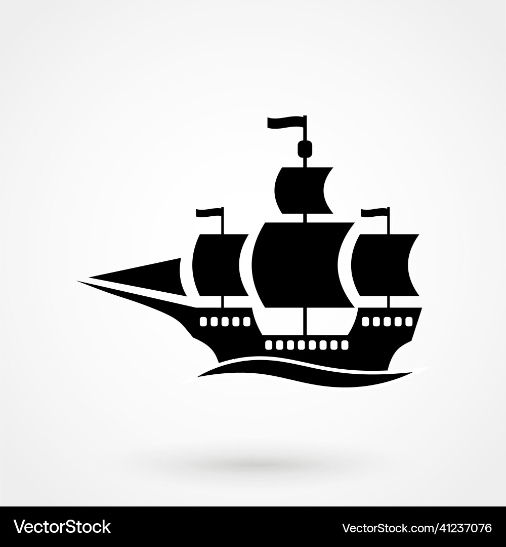 Ship icon Royalty Free Vector Image - VectorStock