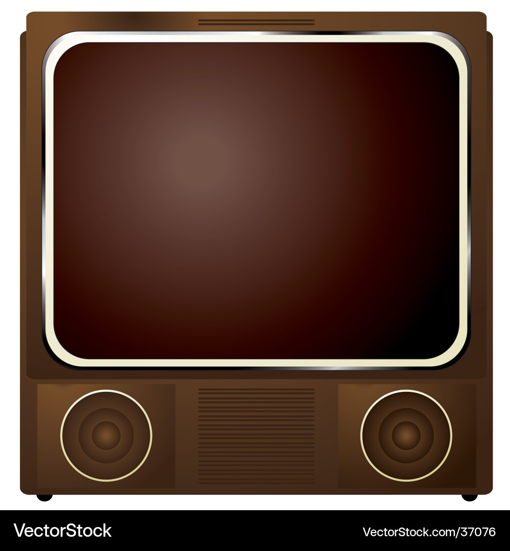 Square tv Royalty Free Vector Image - VectorStock
