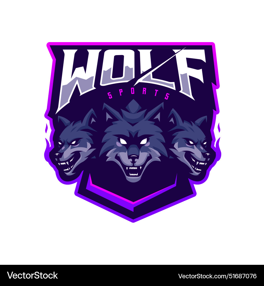 Wolves Royalty Free Vector Image - VectorStock