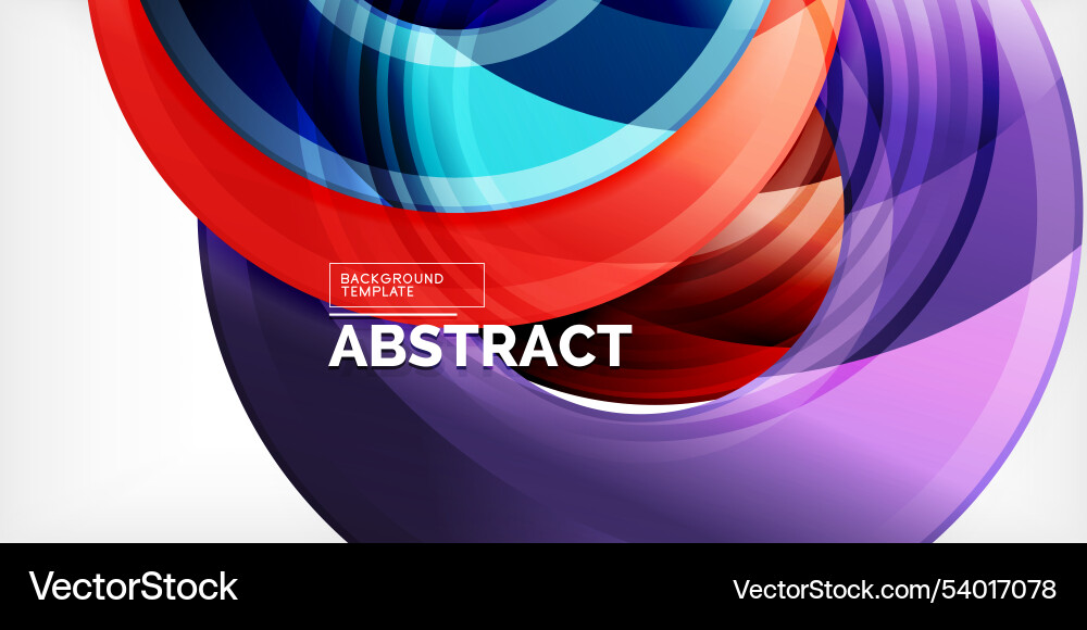 Circles round elements ring shapes premium Vector Image