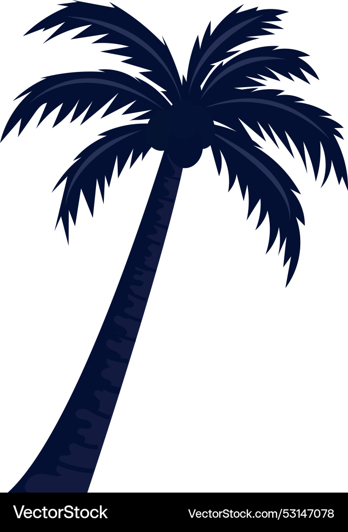 Coconut tree Royalty Free Vector Image - VectorStock
