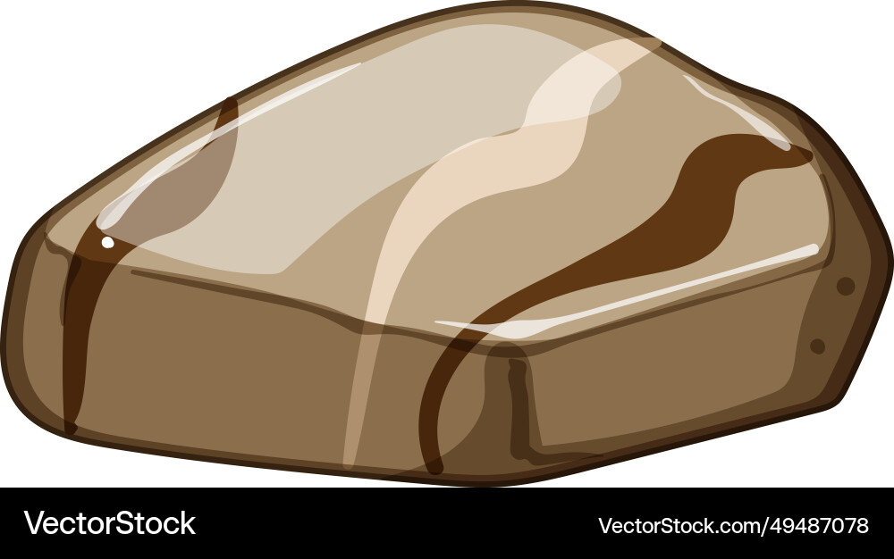 Floor pebble stone cartoon Royalty Free Vector Image