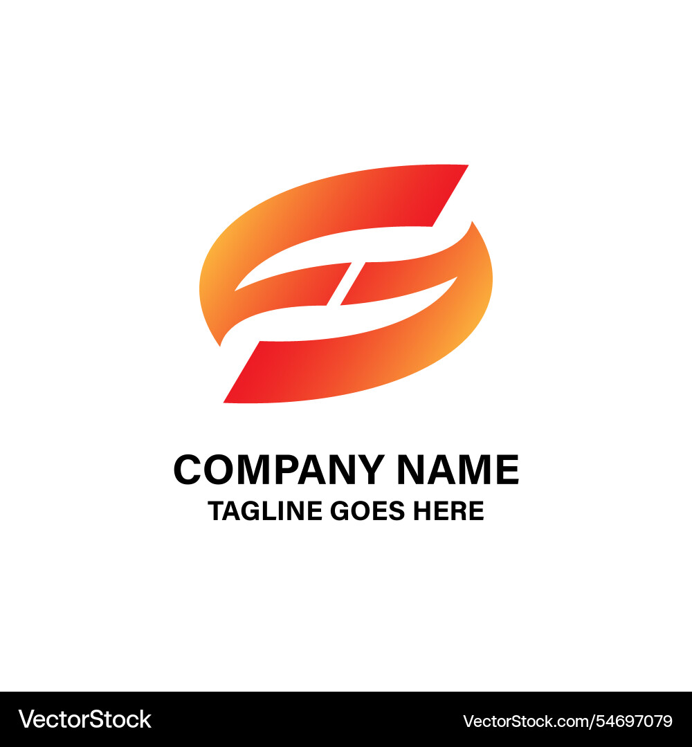 Abstract design logo Royalty Free Vector Image