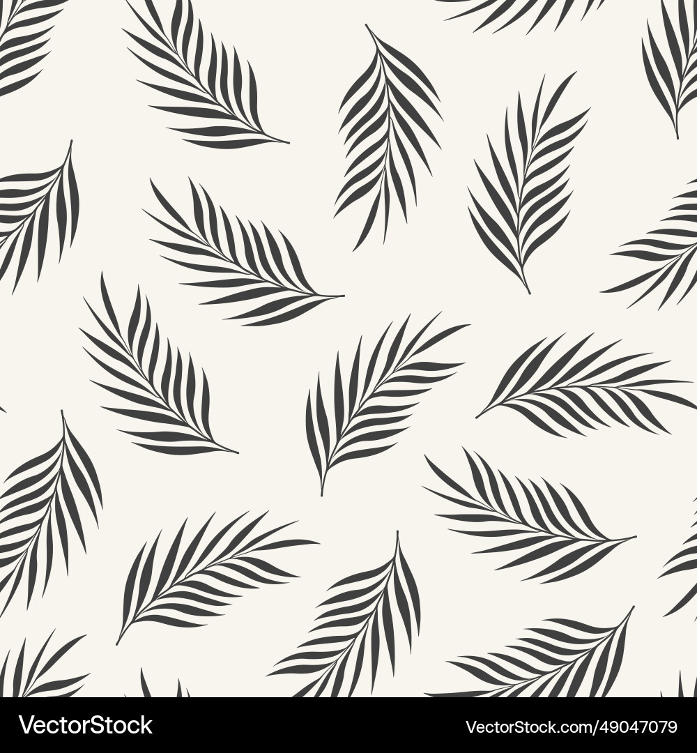 Colorful seamless floral hand drawn pattern Vector Image