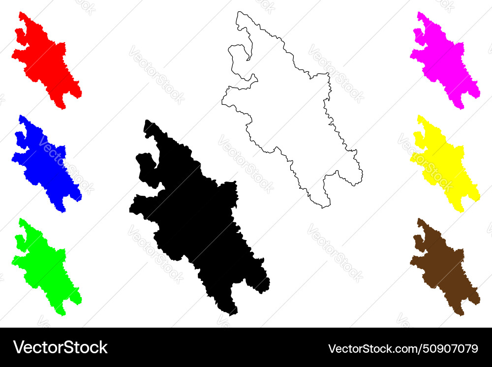 Mianyang city peoples republic of china prc map Vector Image