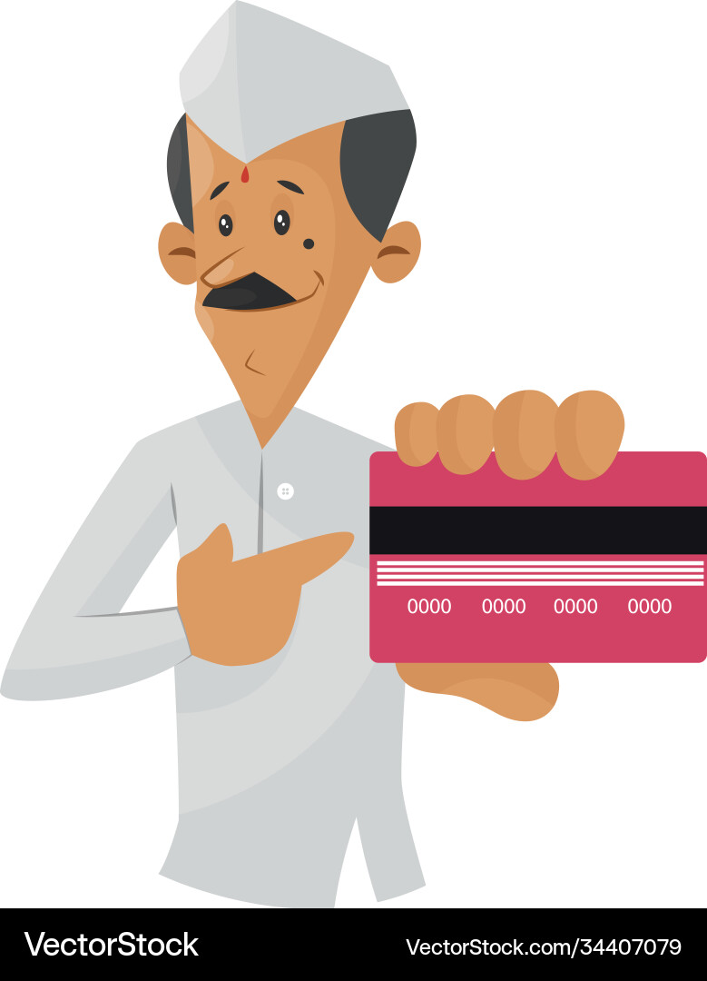 Tiffin service man Royalty Free Vector Image - VectorStock