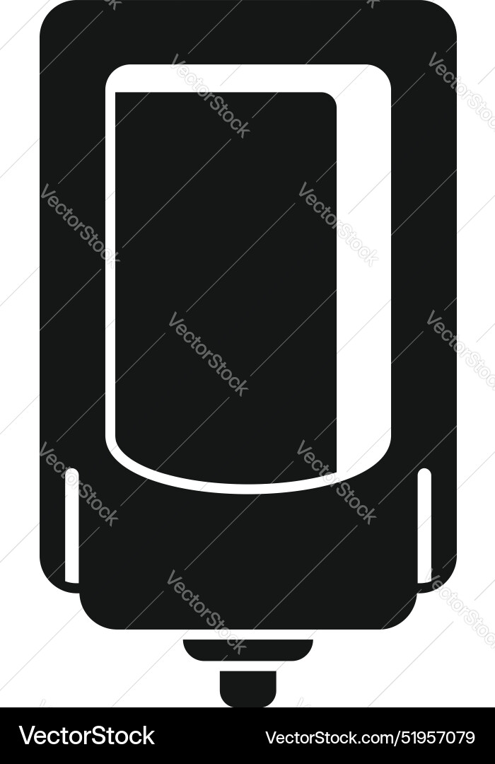 Wall mounted automatic sensor soap dispenser icon Vector Image