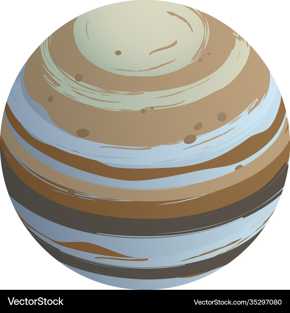 Isometric planet Royalty Free Vector Image - VectorStock