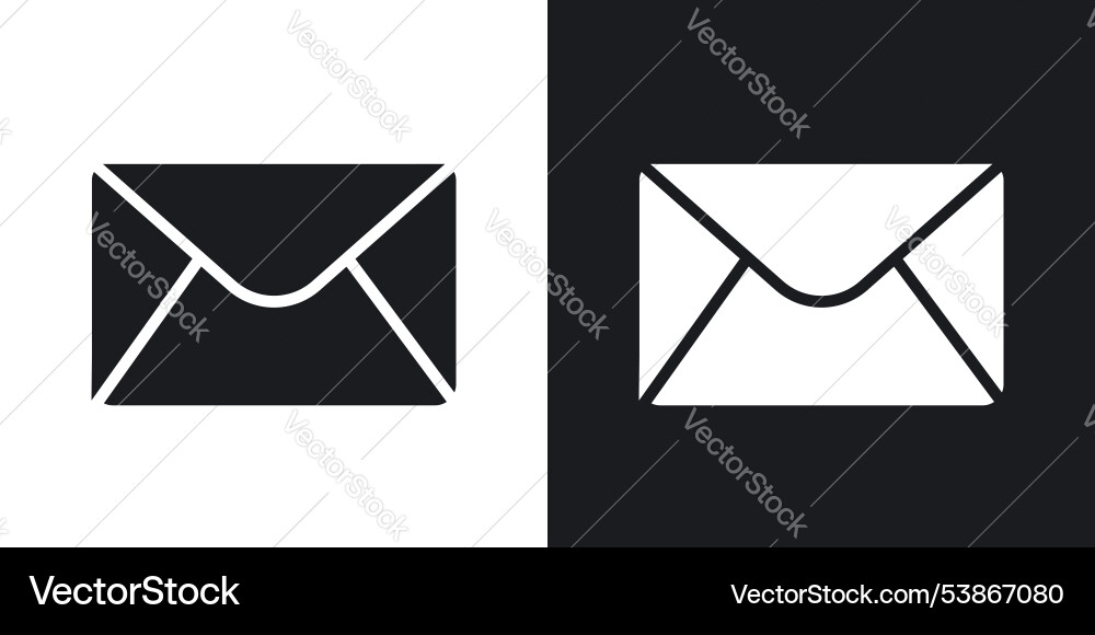 Mail icon set Royalty Free Vector Image - VectorStock