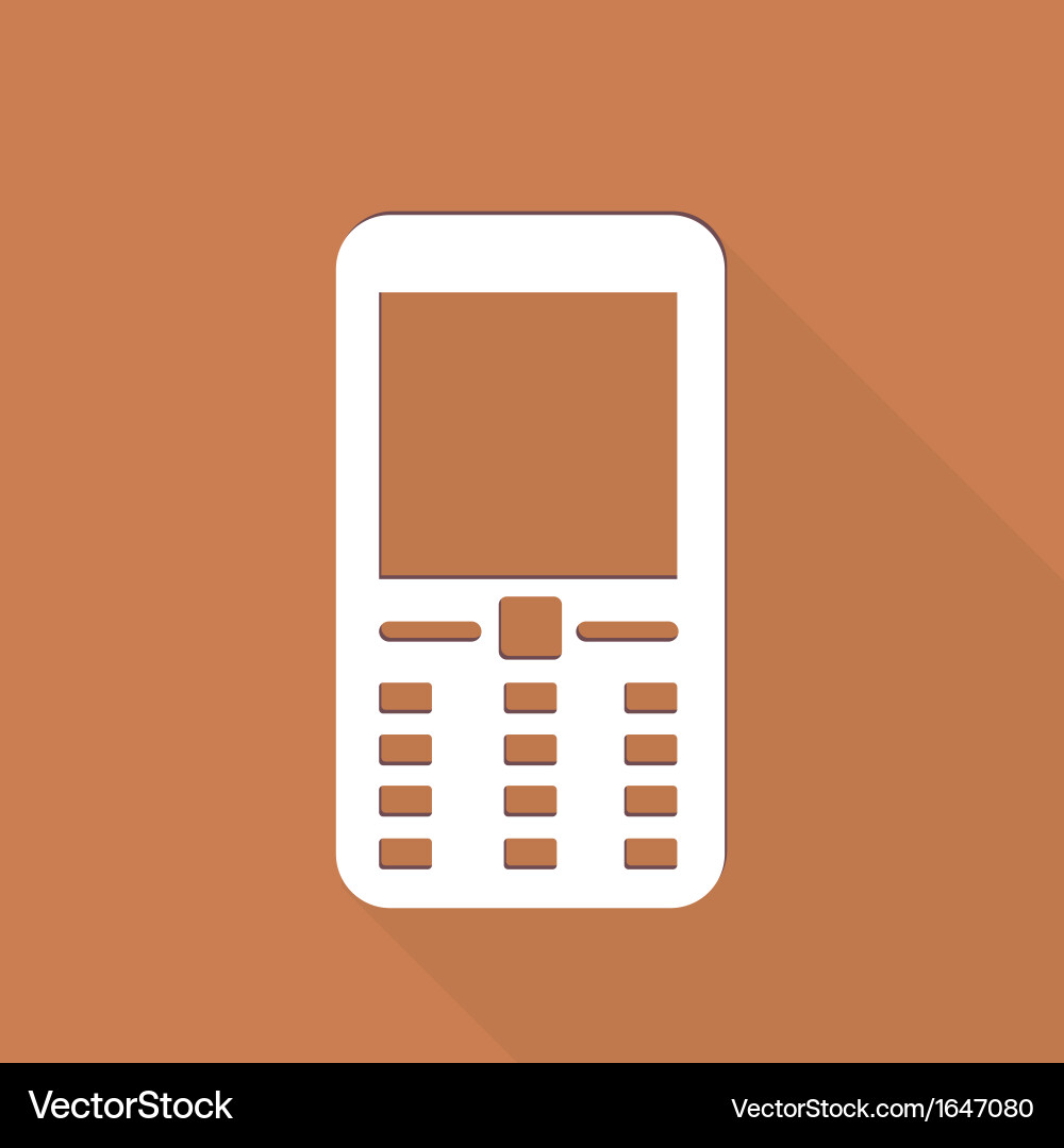 Mobile phone icon Royalty Free Vector Image - VectorStock