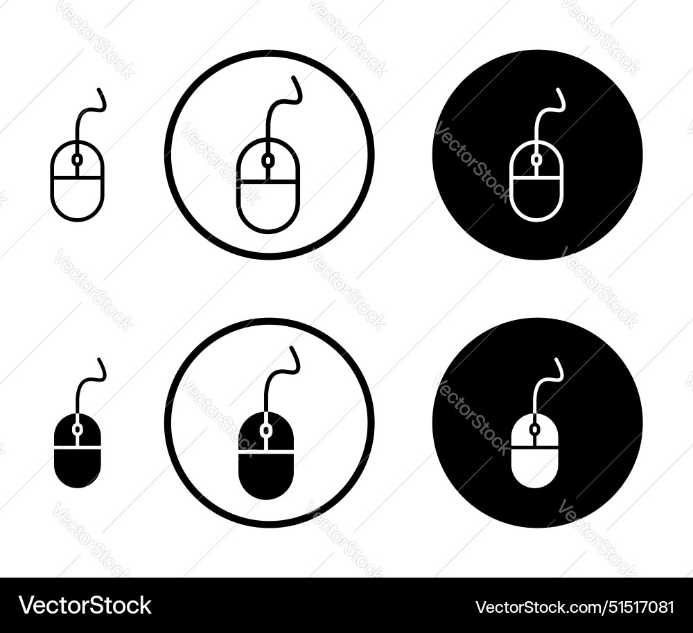 Mouse icon Royalty Free Vector Image - VectorStock