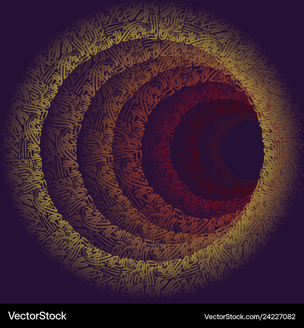 Abstract persian calligraphy background Royalty Free Vector