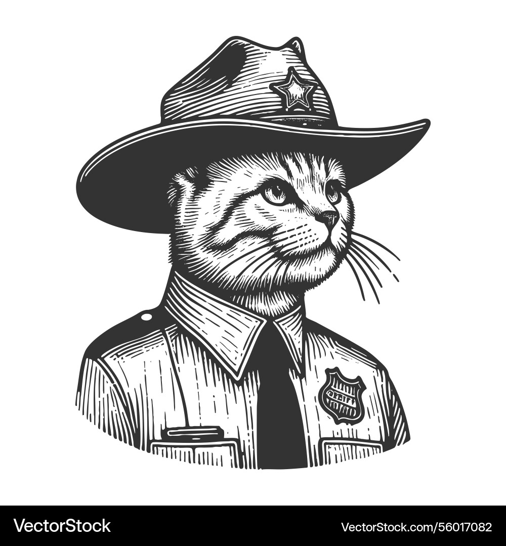 Police Cat Vector Images (over 310)