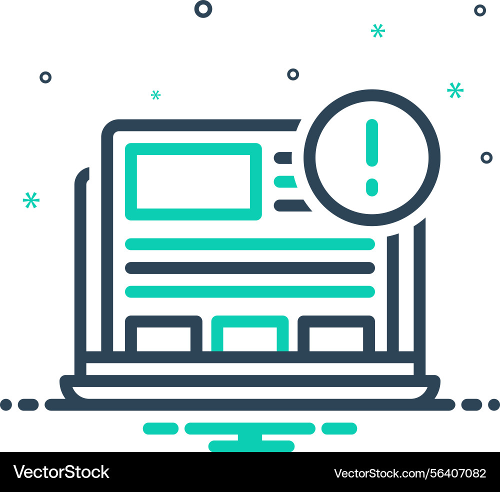 Fake news Royalty Free Vector Image - VectorStock