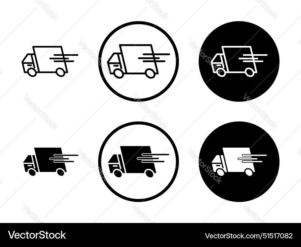 Moving truck icon Royalty Free Vector Image - VectorStock
