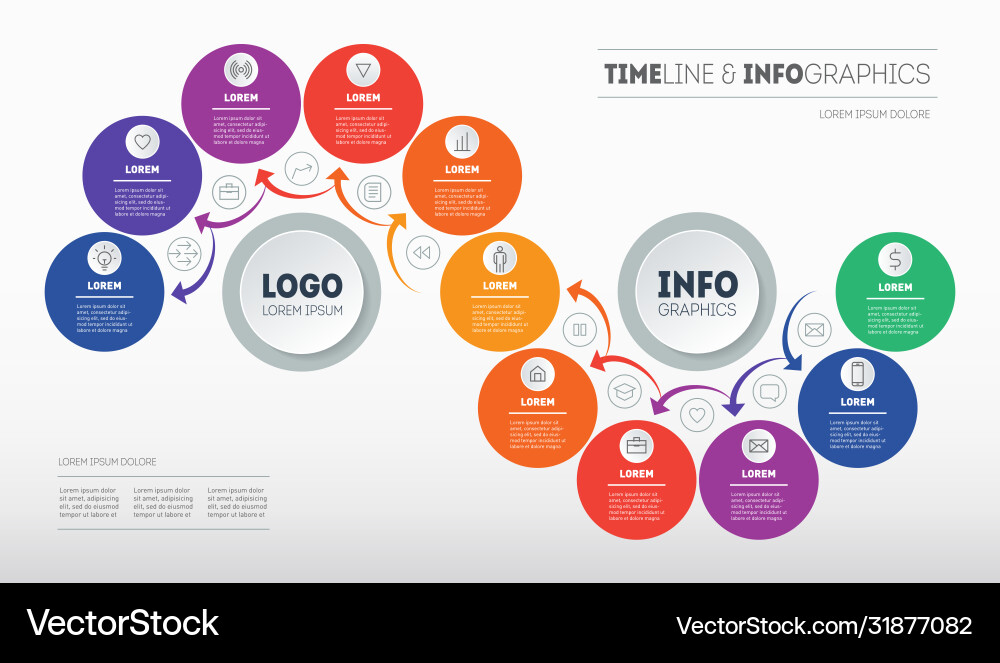 Step-by-Step Business Growth Path Royalty Free Vector Image