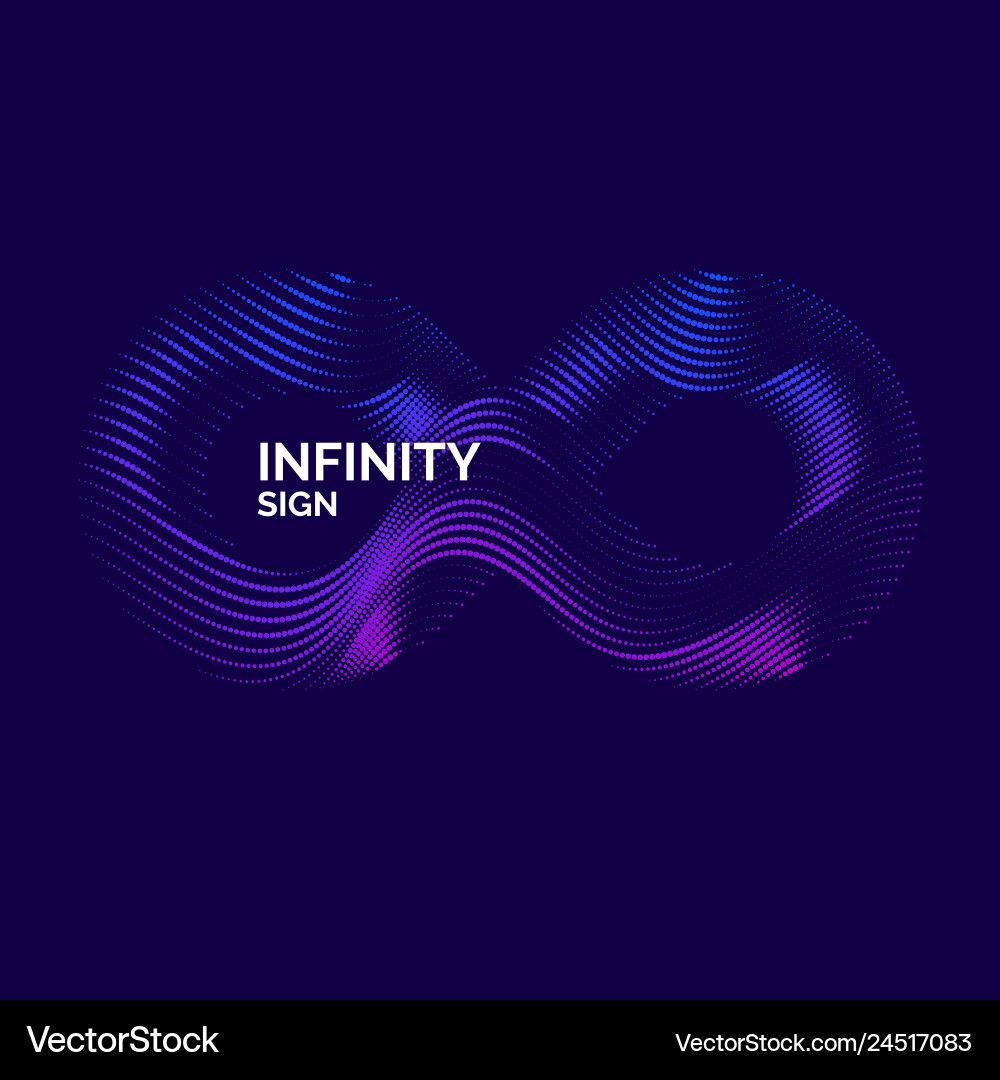 Infinite Wave Symbol Royalty Free Vector Image