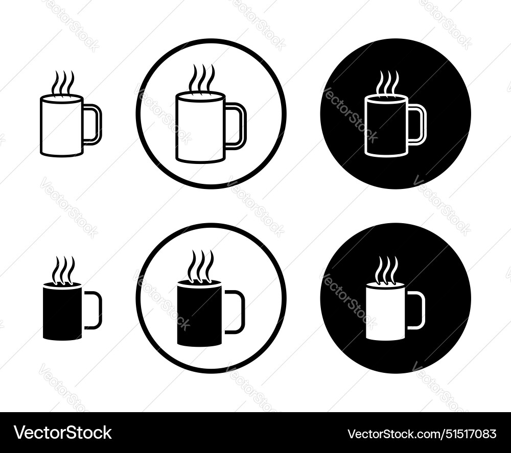 Mug icon Royalty Free Vector Image - VectorStock