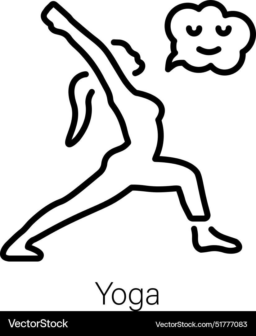 Yoga Royalty Free Vector Image - VectorStock