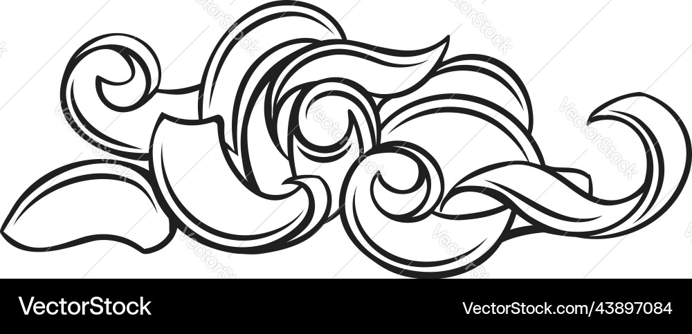 Coconut chips Royalty Free Vector Image - VectorStock