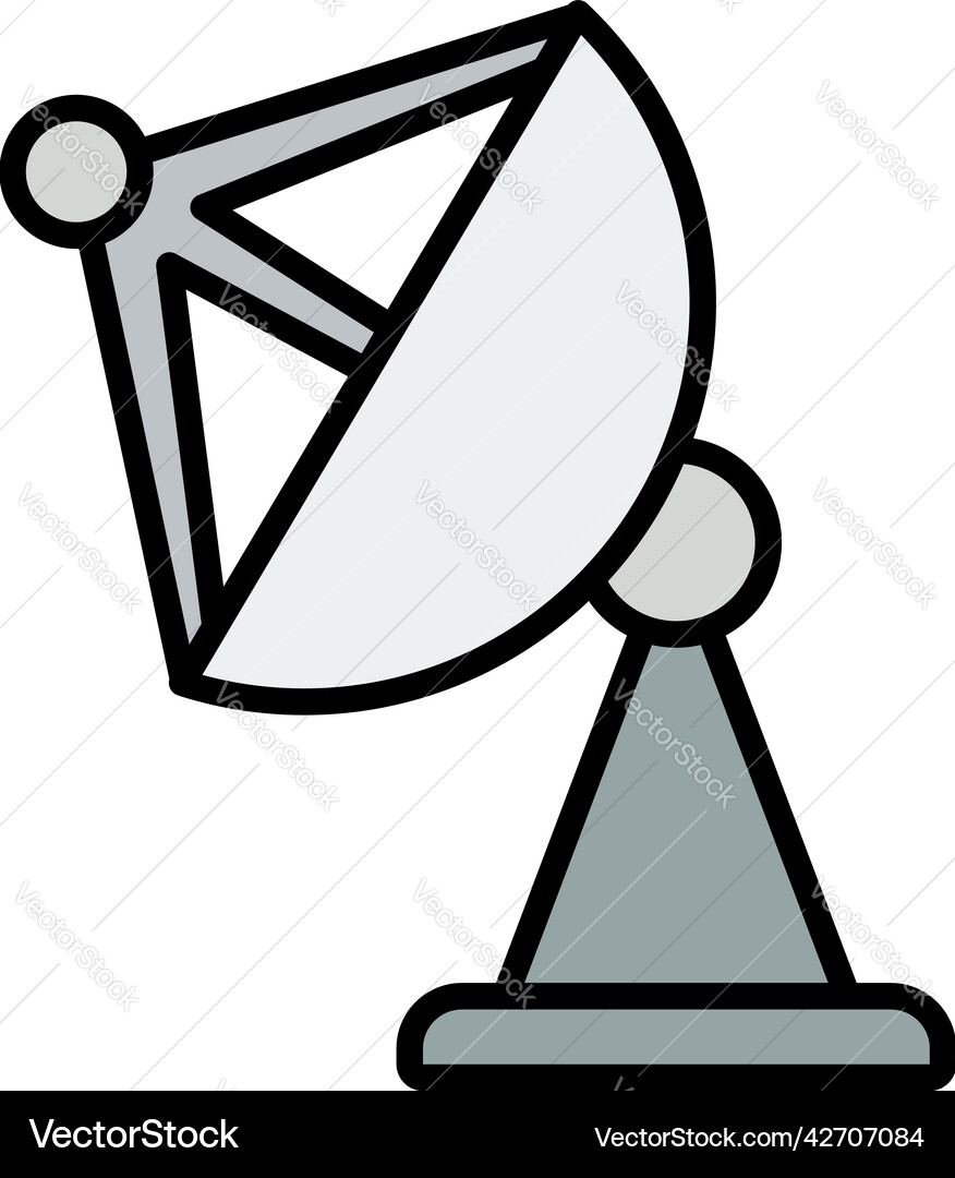 Satellite antenna icon Royalty Free Vector Image