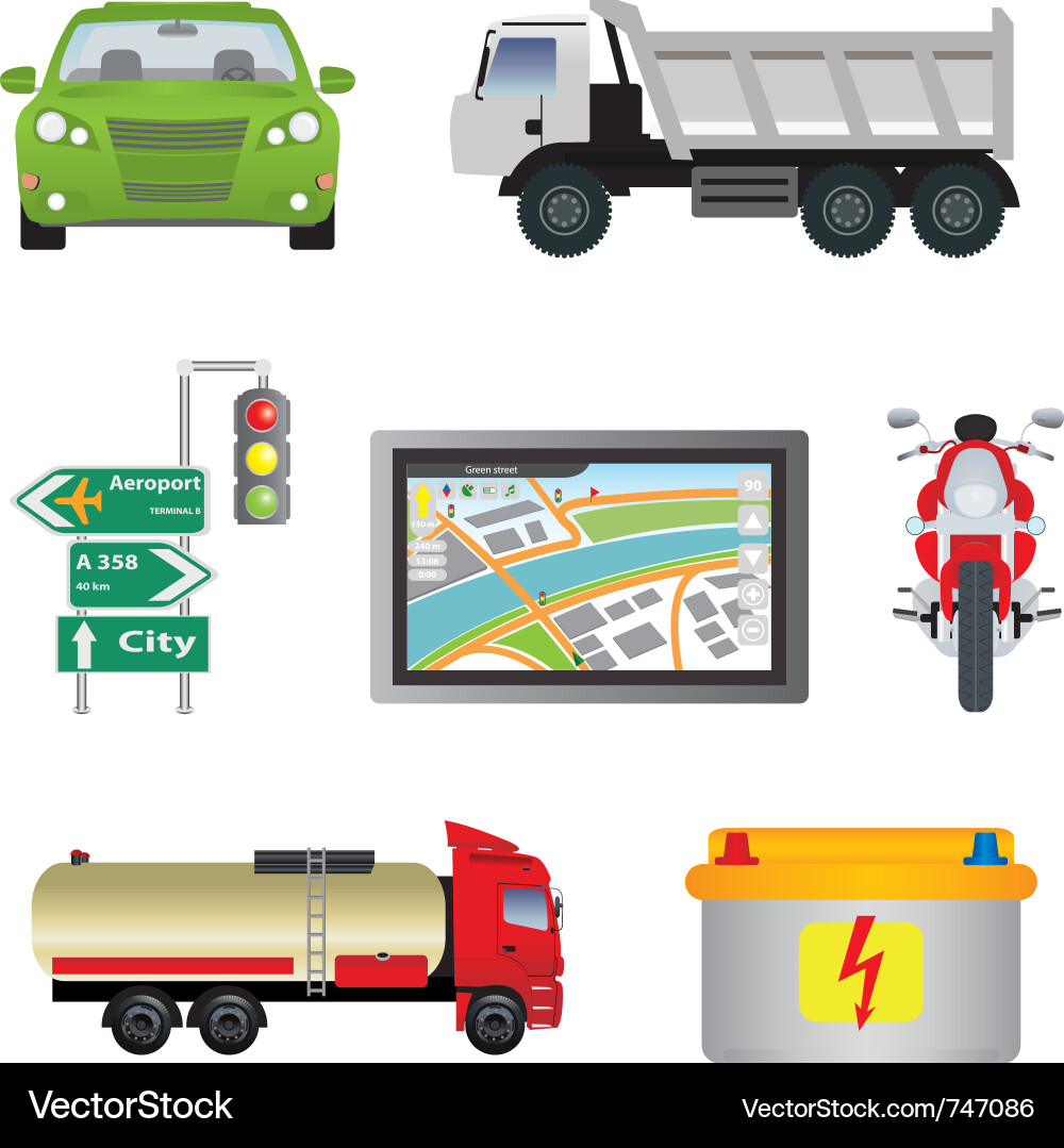 Transport Royalty Free Vector Image - VectorStock