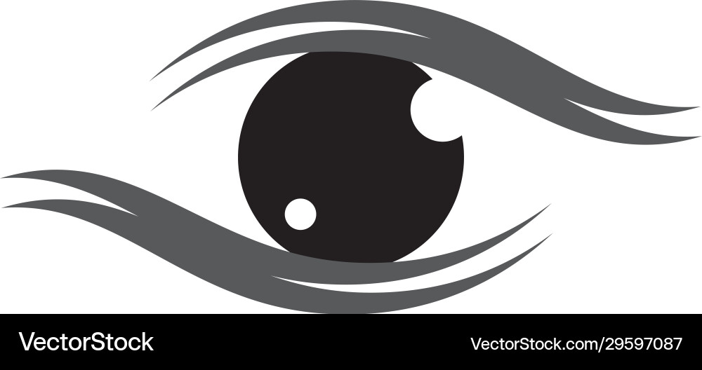 Eye symbol design Royalty Free Vector Image - VectorStock