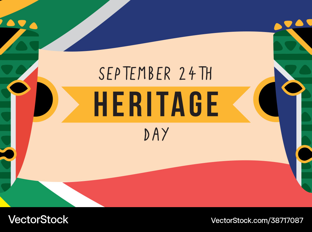 Heritage day poster Royalty Free Vector Image - VectorStock